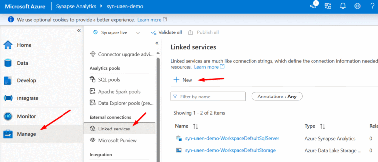 Configuring Azure Synapse Linked Service with System-assigned Managed ...