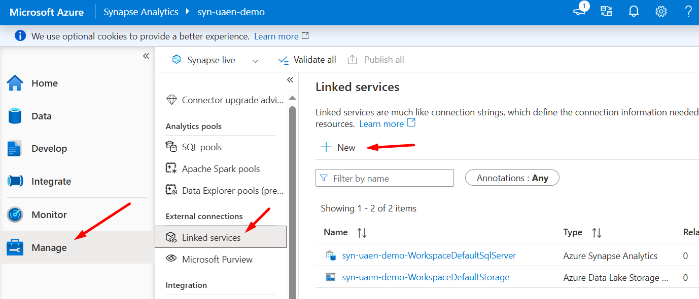 Configuring Azure Synapse Linked Service with System-assigned Managed Identity - Cloud By Naqash